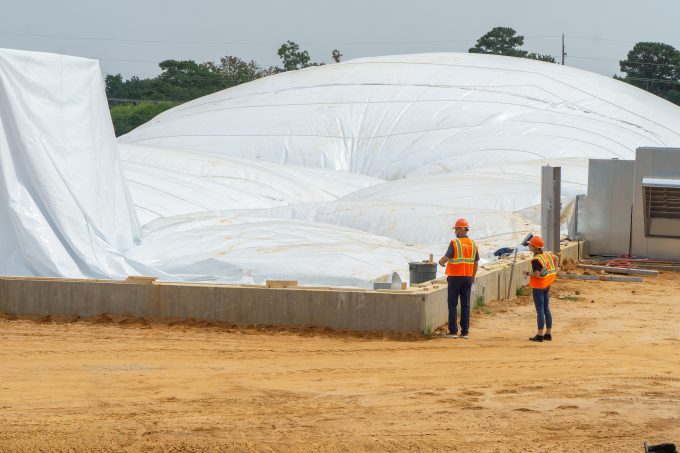 LeTourneau University begins inflating 8-story athletic competition air ...