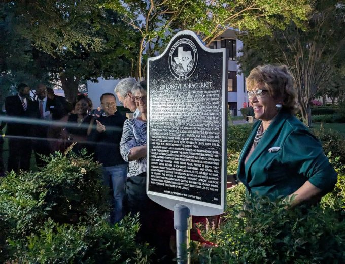 State marker recognizing 1919 Longview race riot placed outside ...