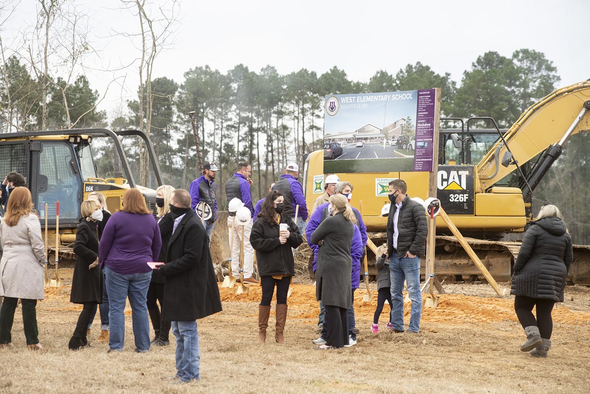 Hallsville ISD breaks ground on elementary school, high school ...